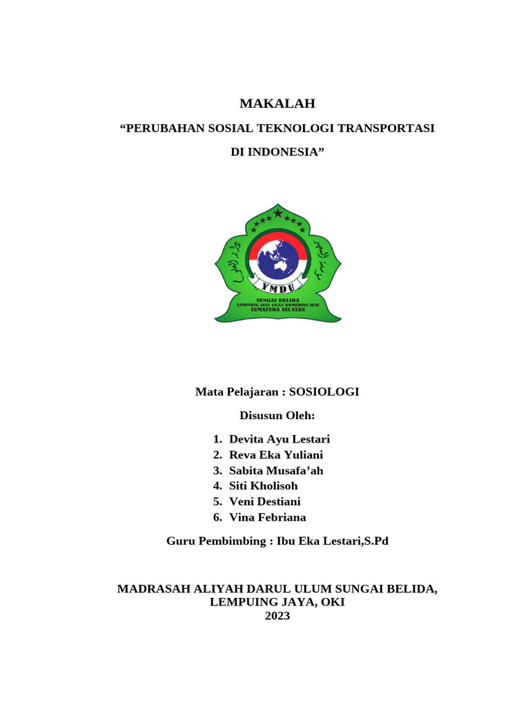 MKLH Transportasi | PDF