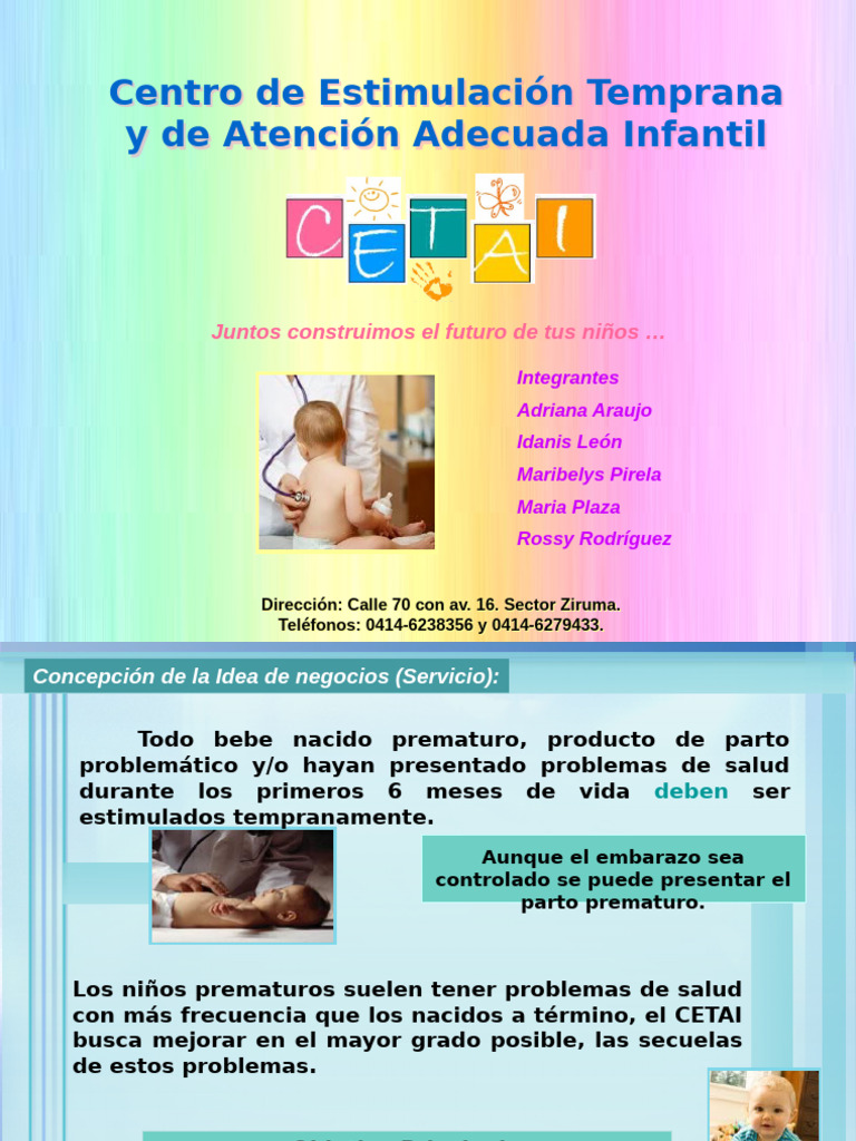 Centro de Estimulación Temprana | PDF | Parto prematuro | Capital de trabajo