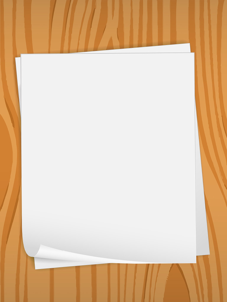 Bond Paper Sheets Wood Background | PDF