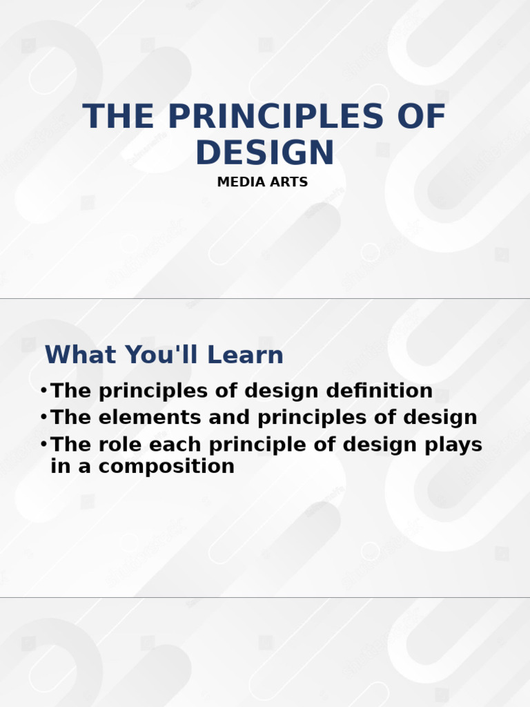 The Principles of Design | PDF