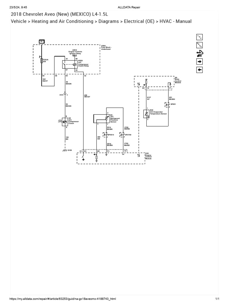 2018 N Aveo 1.5 Aire Acondicionado 1 | PDF
