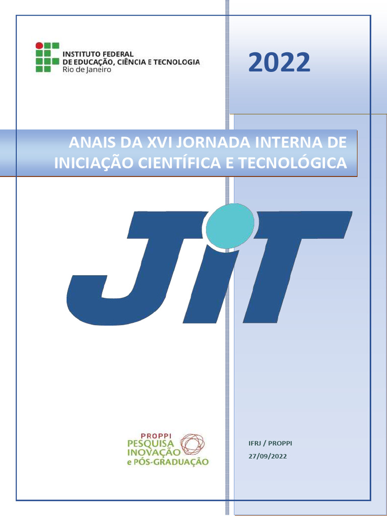 Anais Jit 2022 Com Issn | PDF