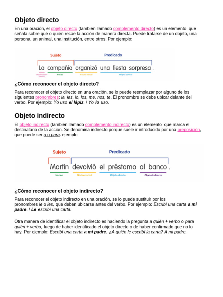 Objeto Directo | PDF