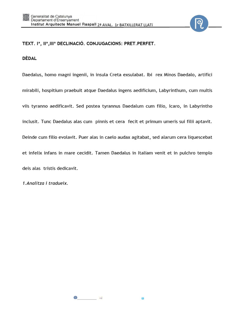 Dossier Llatí | PDF