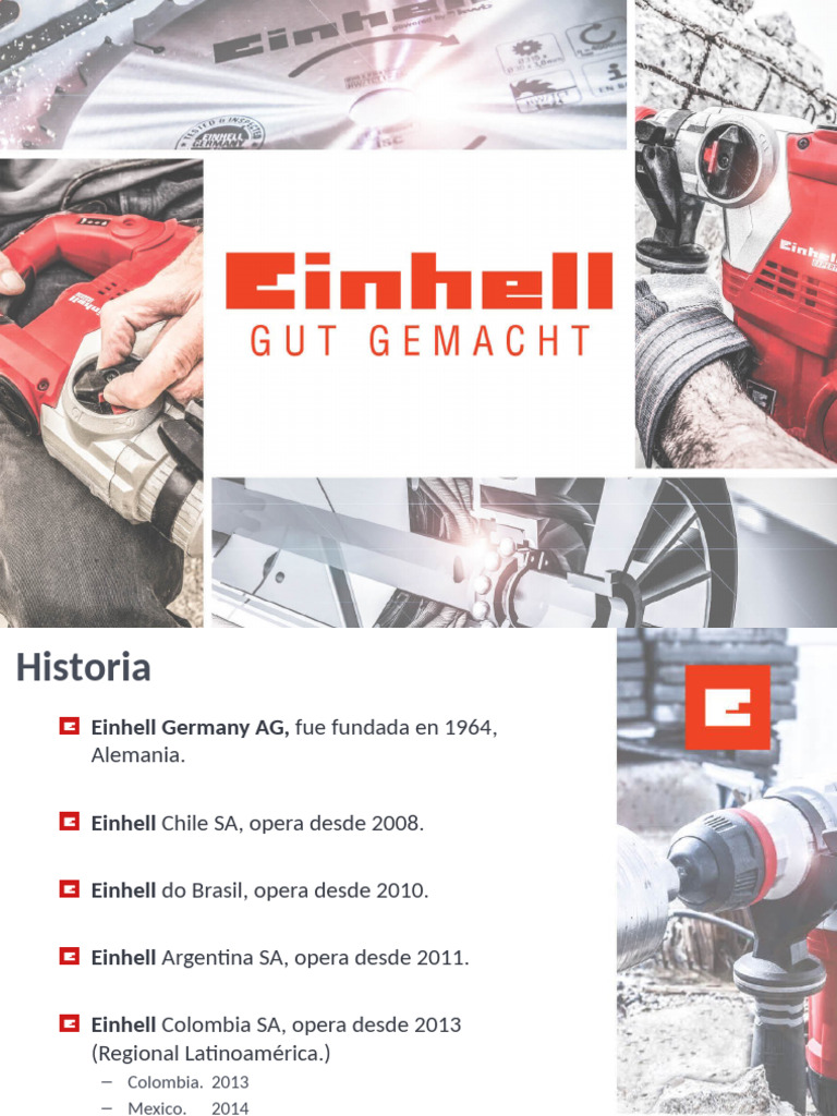 Einhell 2016 - FINAL - COLOMBIA-SP | PDF | Calidad (comercial) | Tecnología