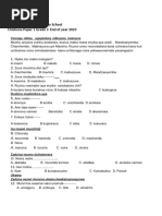 Zimbabwe Primary School ZIMSEC Grade 4 Maths Exam Paper 1 Set 2 | PDF ...