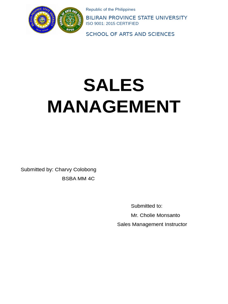 Sales Management | PDF