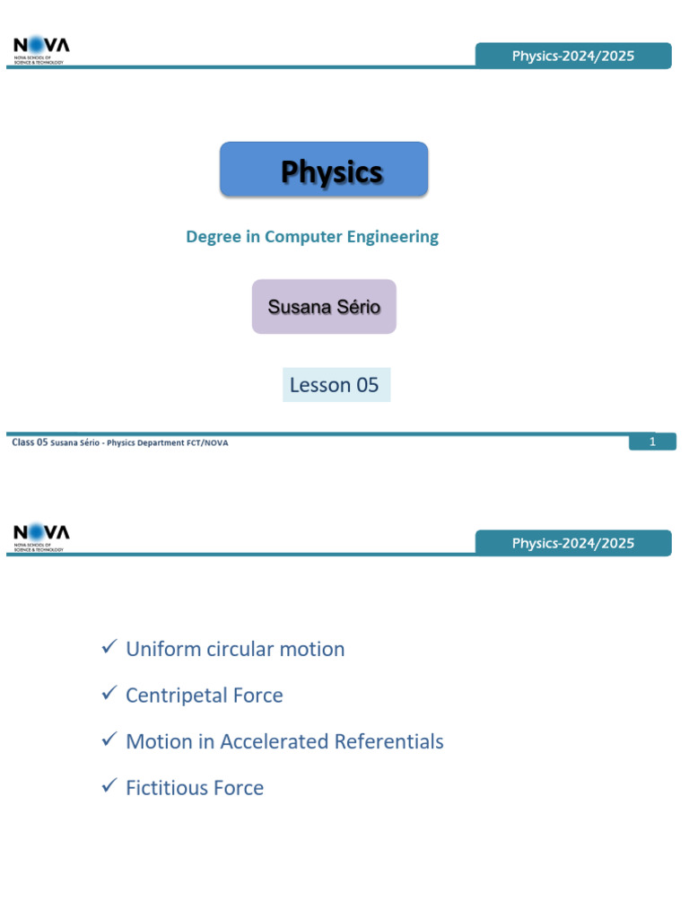 Lesson05 Fí Sica 24-25 en | PDF