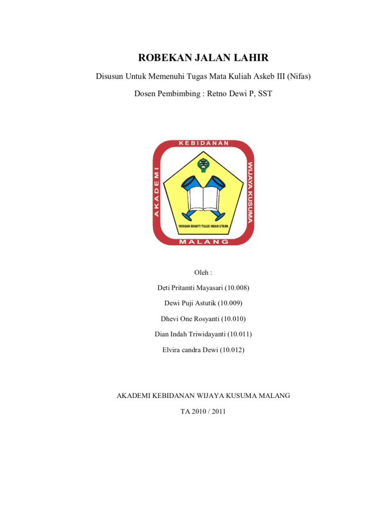 Robekan Jalan Lahir | PDF