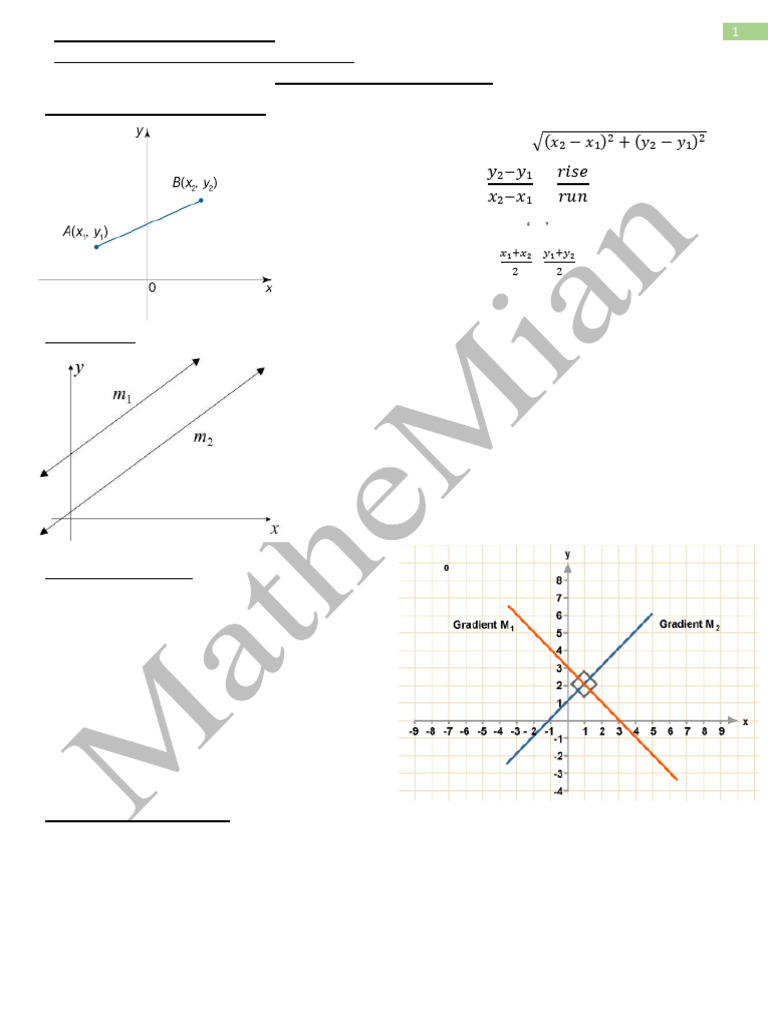 Coordinate Geometry | PDF