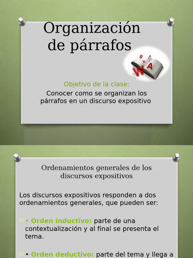 Organización de Párrafos | PDF