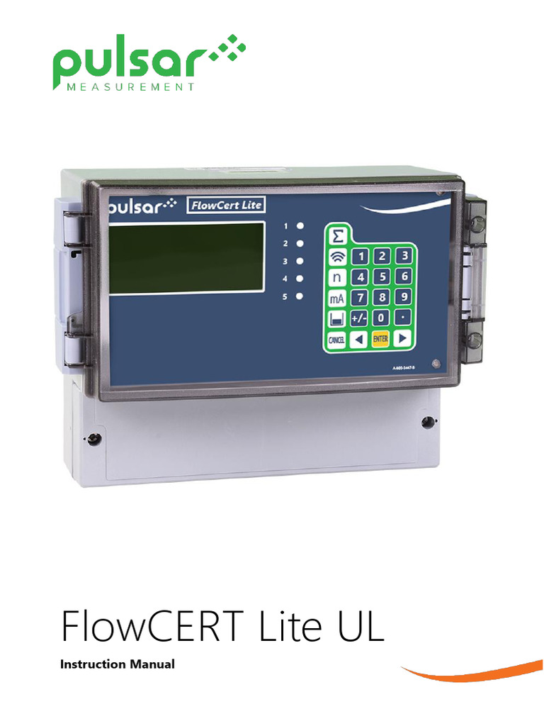 Flowcert Lite Ul Manual | PDF