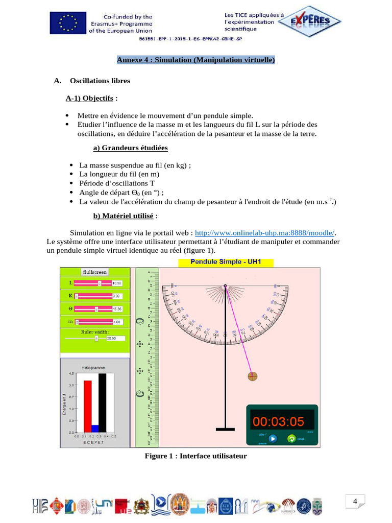 Pendule Simple - Mohamed Hmamouchi | PDF