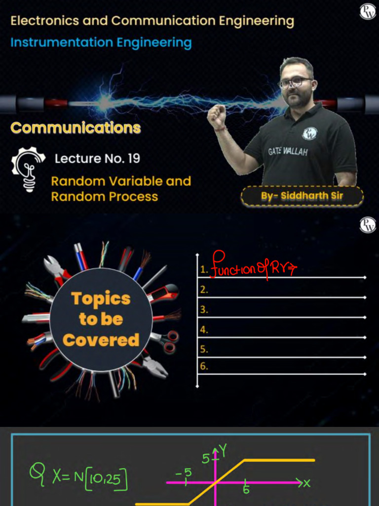 Random Variable and Random Process 19 - Class Notes | PDF