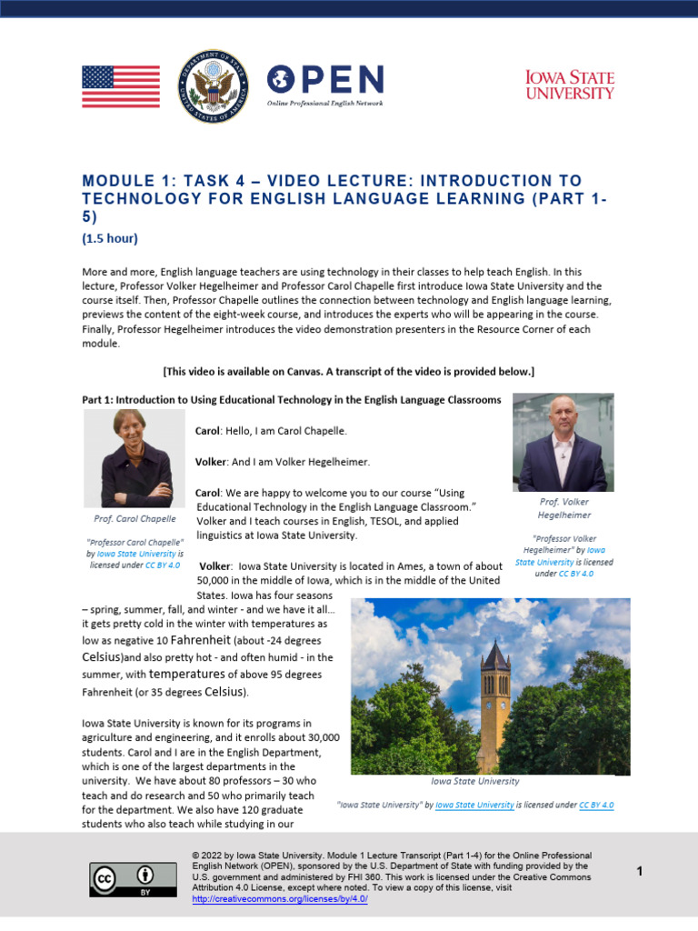 ET Module 1 - Transcript (Part 1-5) | PDF