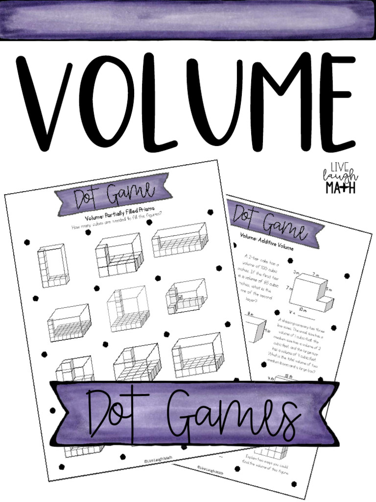 VolumeMathCentersDotGames 1 | PDF