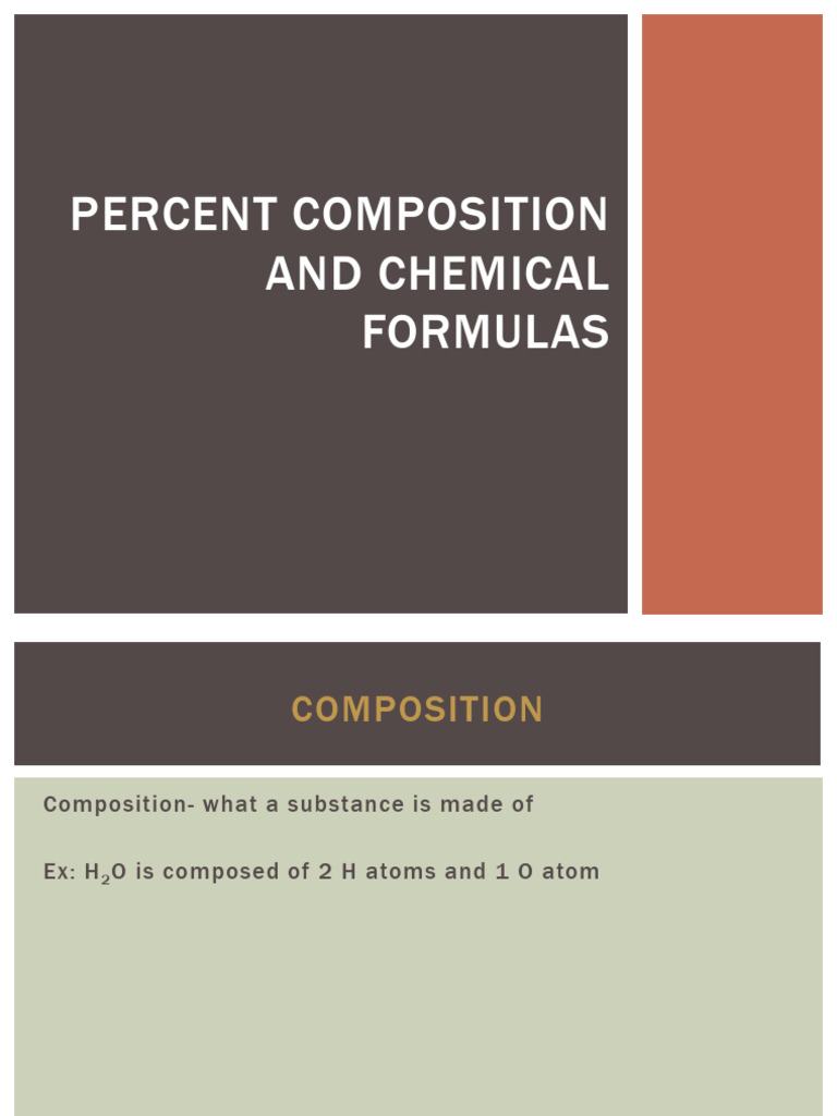 Percent Composition | PDF