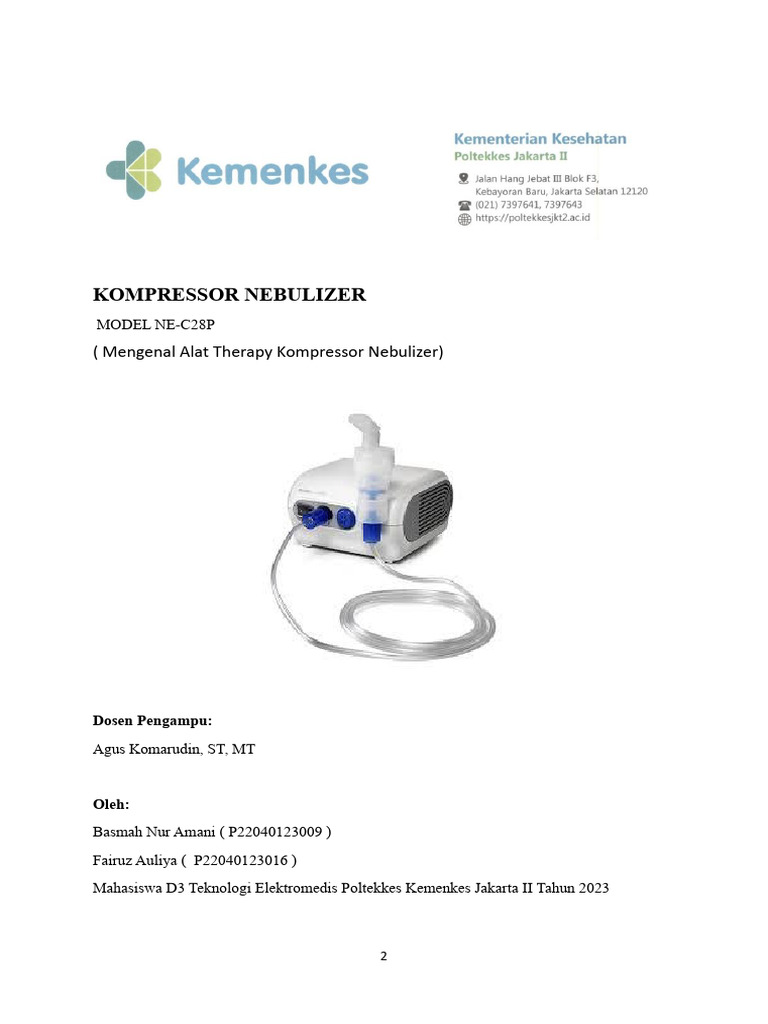 Compressor Nebulizer | PDF
