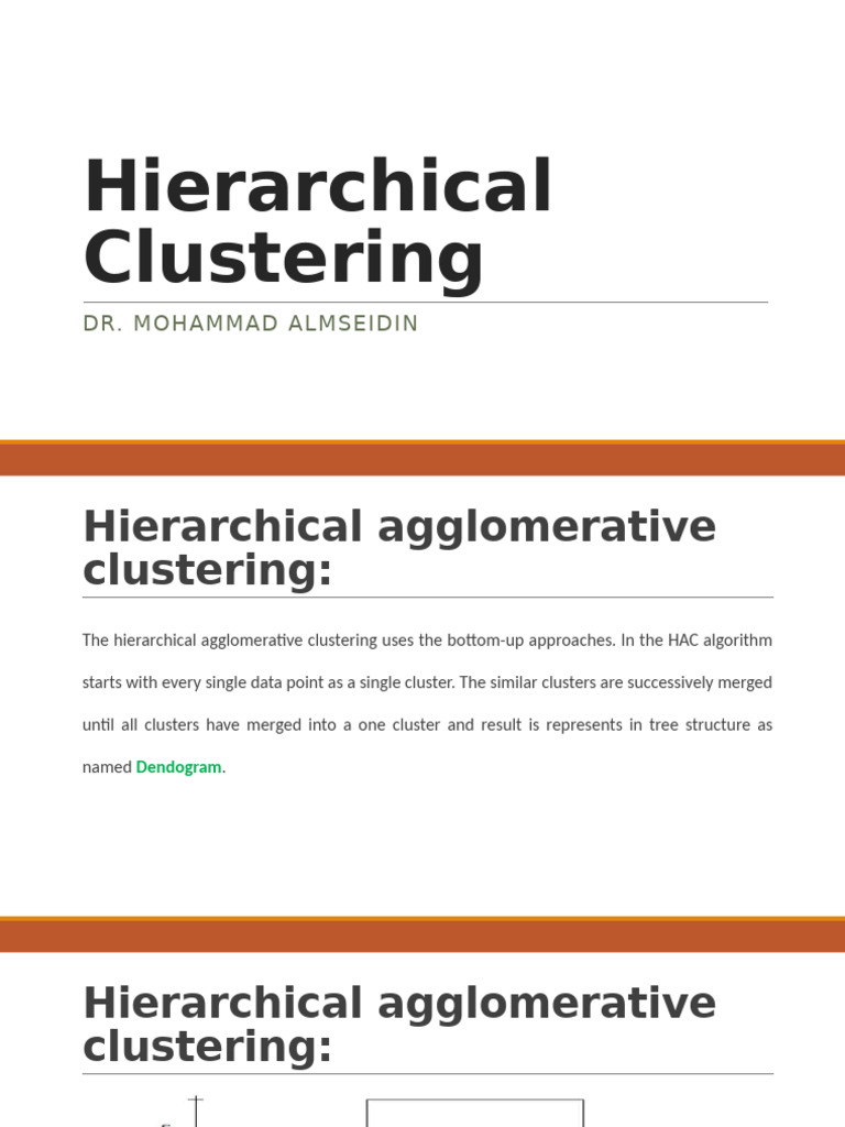 Hierarchical Clustering | PDF