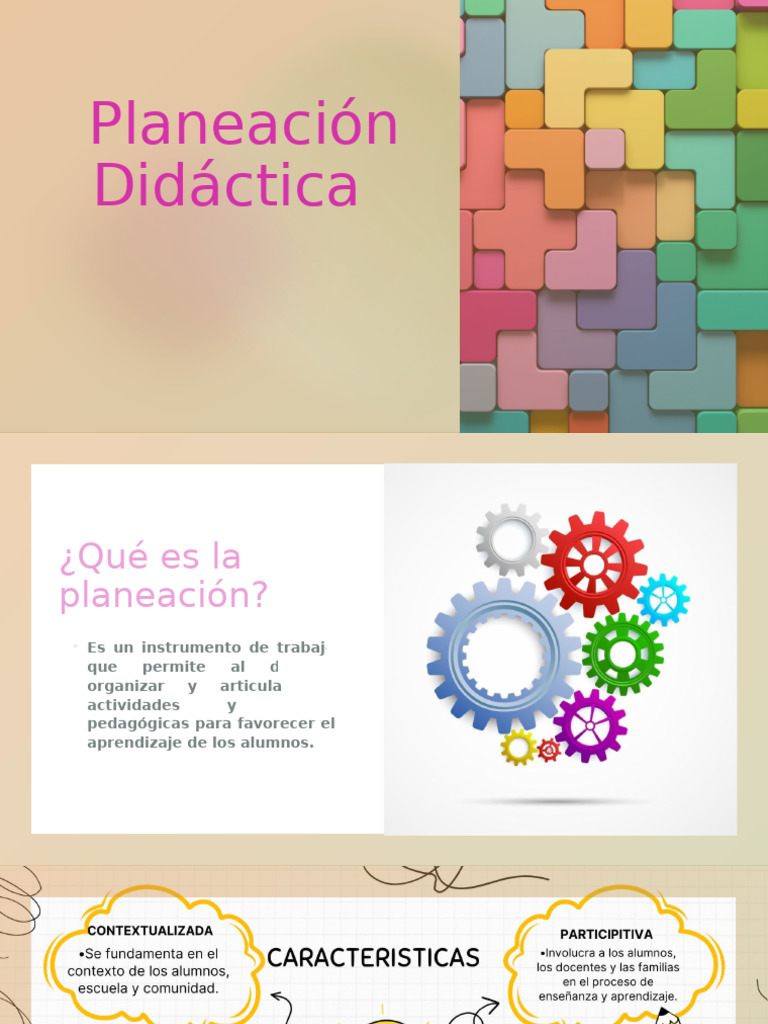 Presentacion Planeación Didáctica | PDF