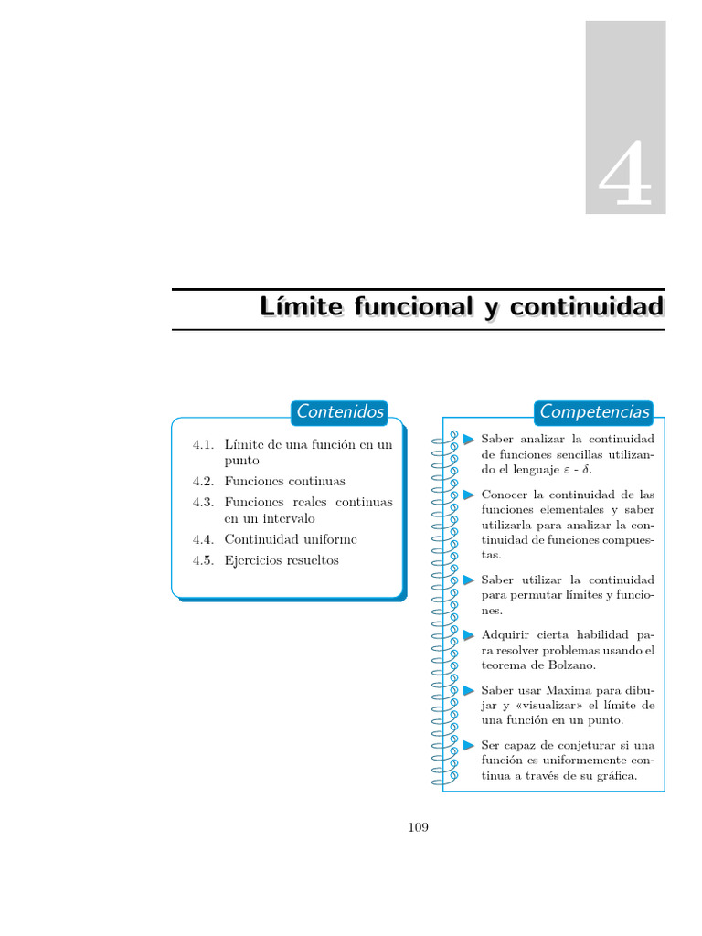 4 Limite Funcional y Continuidad | PDF | Función continua | Función (Matemáticas)