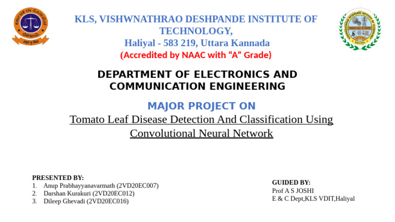 Major Project PPT Front Page | PDF