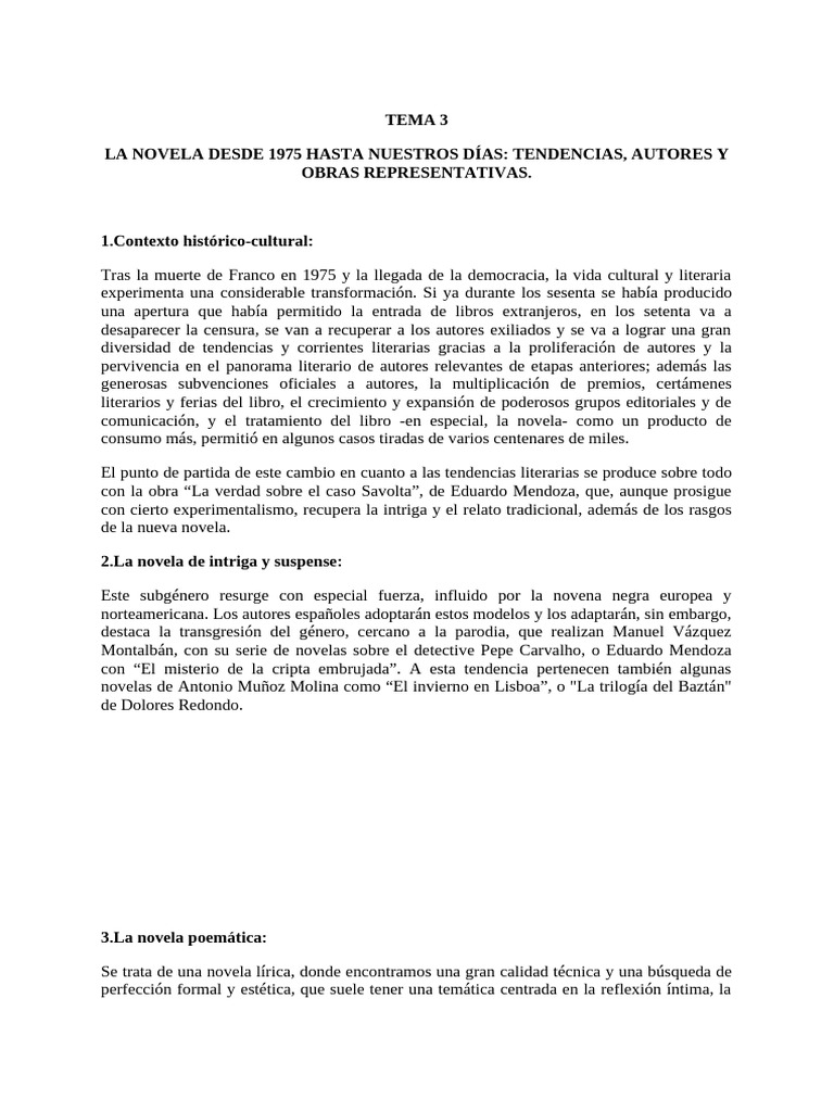 Elena y Simón 2°B - RESUMEN TEMA 3 | PDF