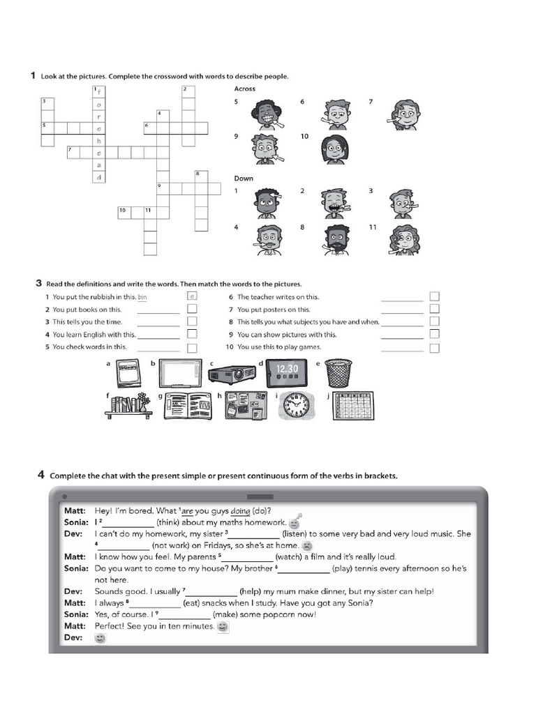klasa 6 unit 1 | PDF