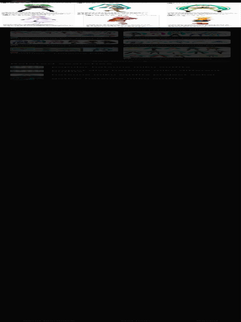 Hatsune Miku Skins List Project Diva - Google Search | PDF