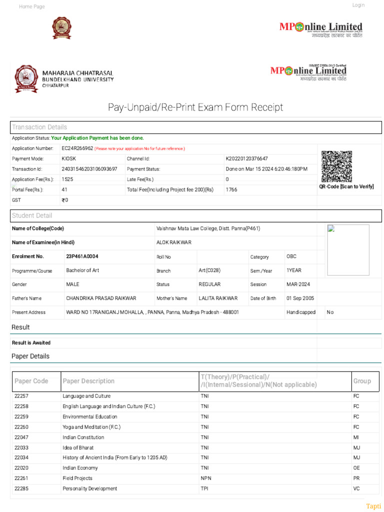 Know Your Application Status | PDF