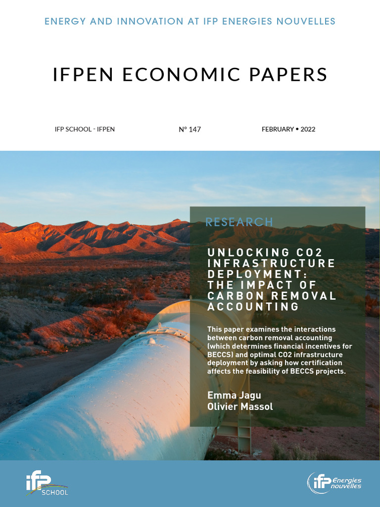 IFPEN Economic Papers N°147 | PDF