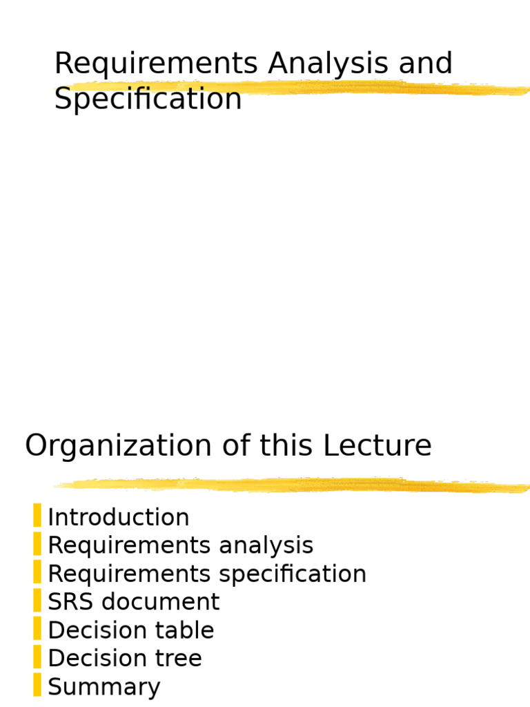 LECT-3 Requirement Analysis | PDF