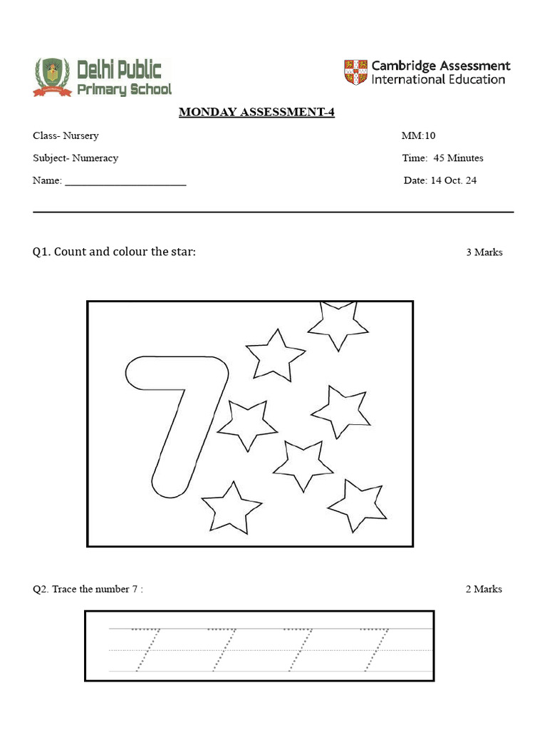 MA-4 Numeracy 2024 | PDF