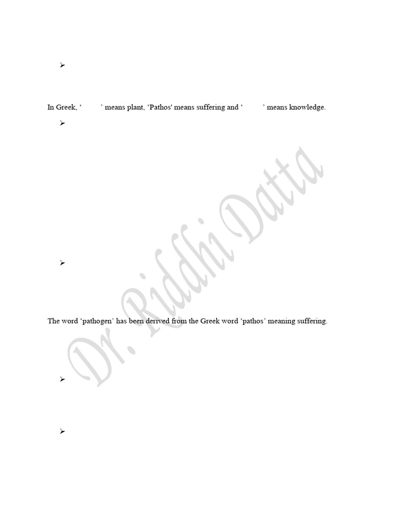BOTANY - Plant Pathology - Terms N Definitions | PDF | Infection | Pathogen BOTANY - Plant Pathology - Terms N Definitions | PDF | Infection | Pathogen