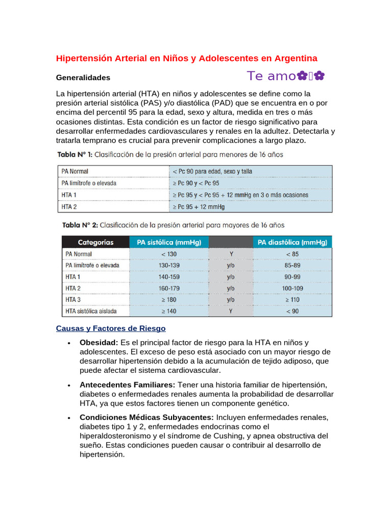 Resumen HTA Completo | PDF