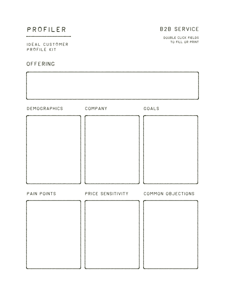 B2B Service Template Blank | PDF