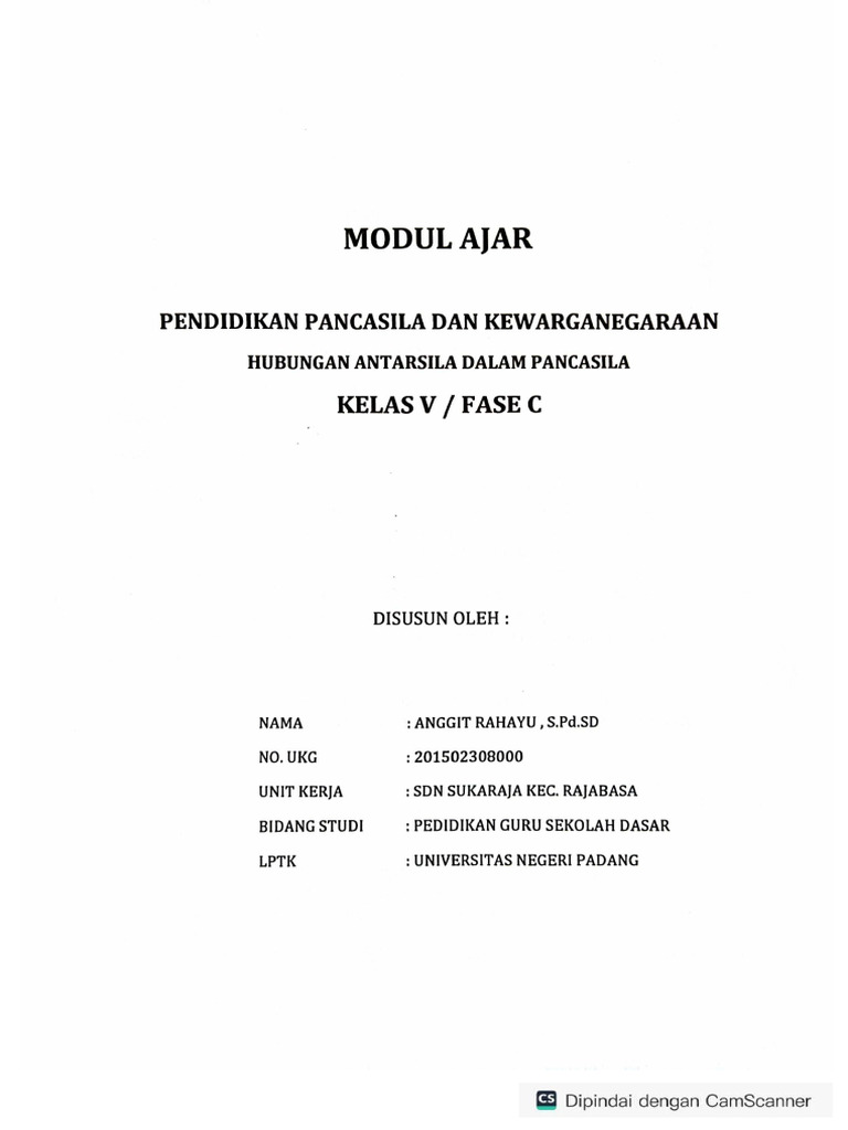 Modul Ajar Anggit | PDF