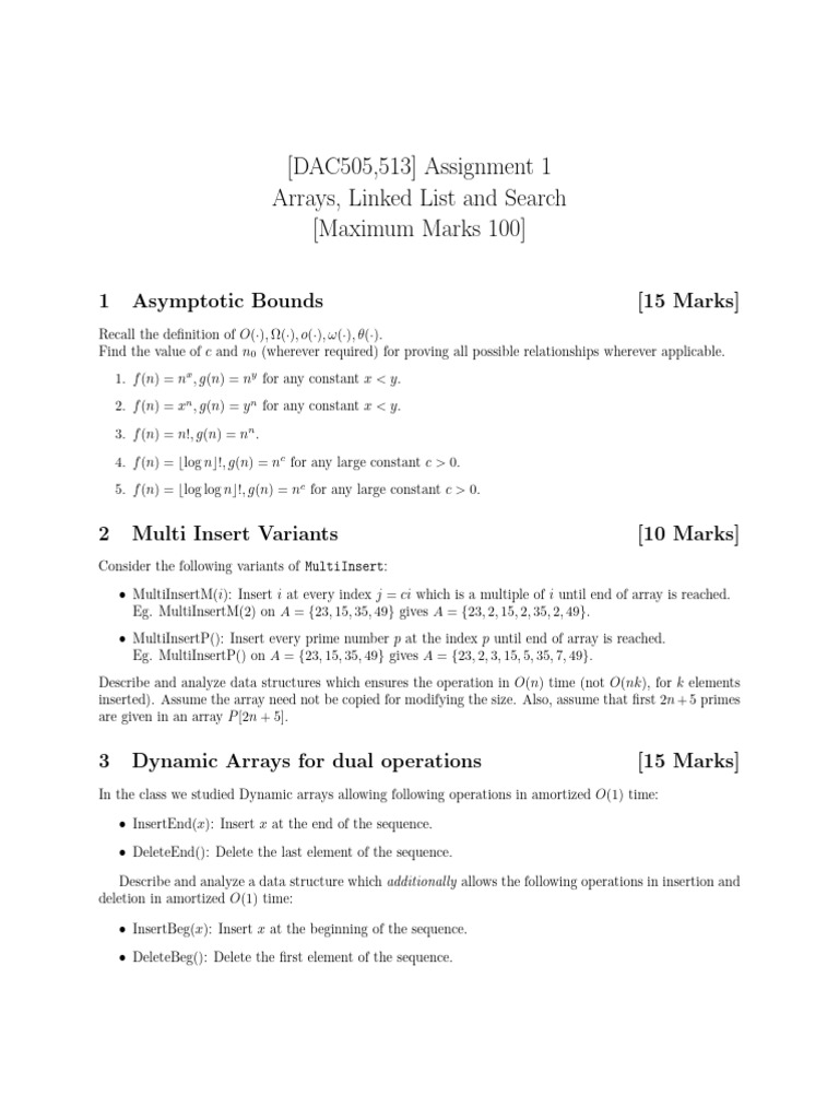 A1 Arrays LL Search 1 | PDF