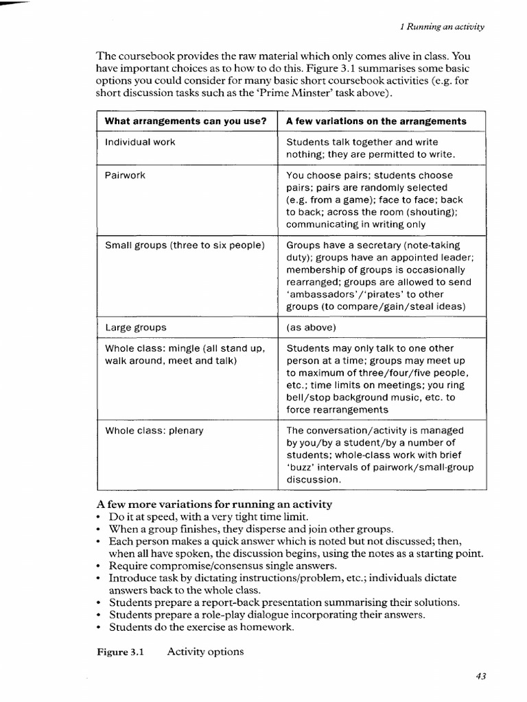 Activity Route Map | PDF