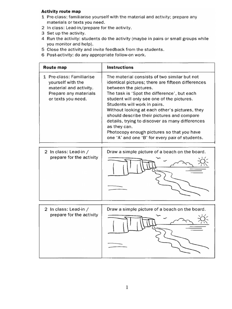 Activity Route Map 3 | PDF