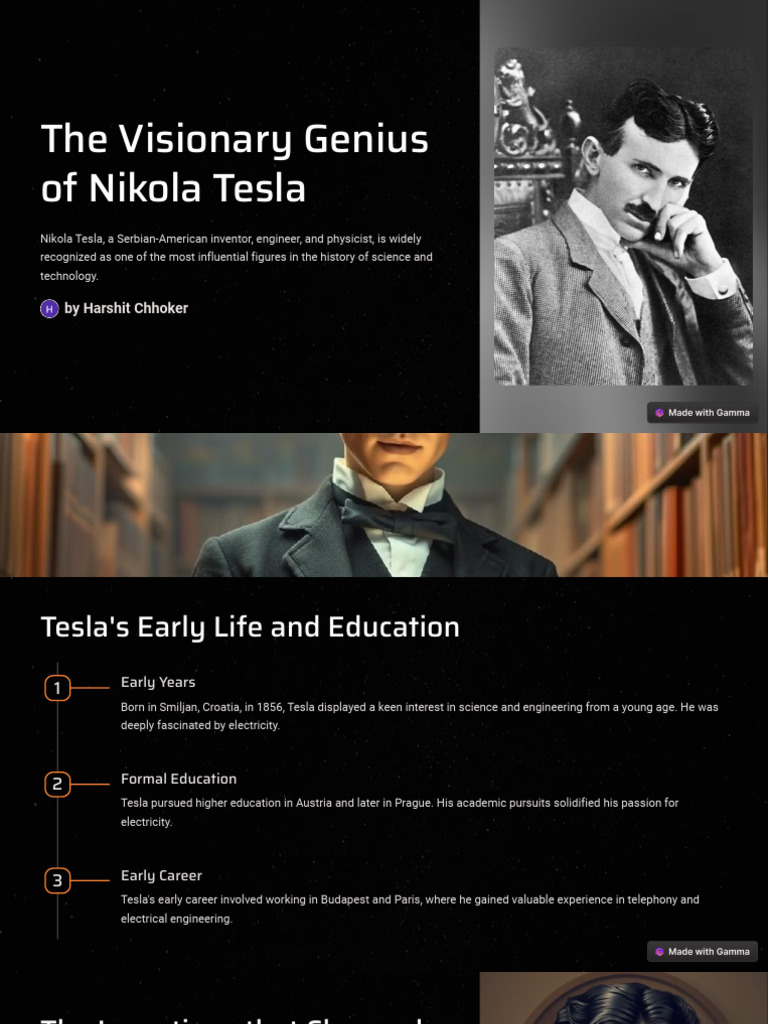 The Visionary Genius of Nikola Tesla | PDF