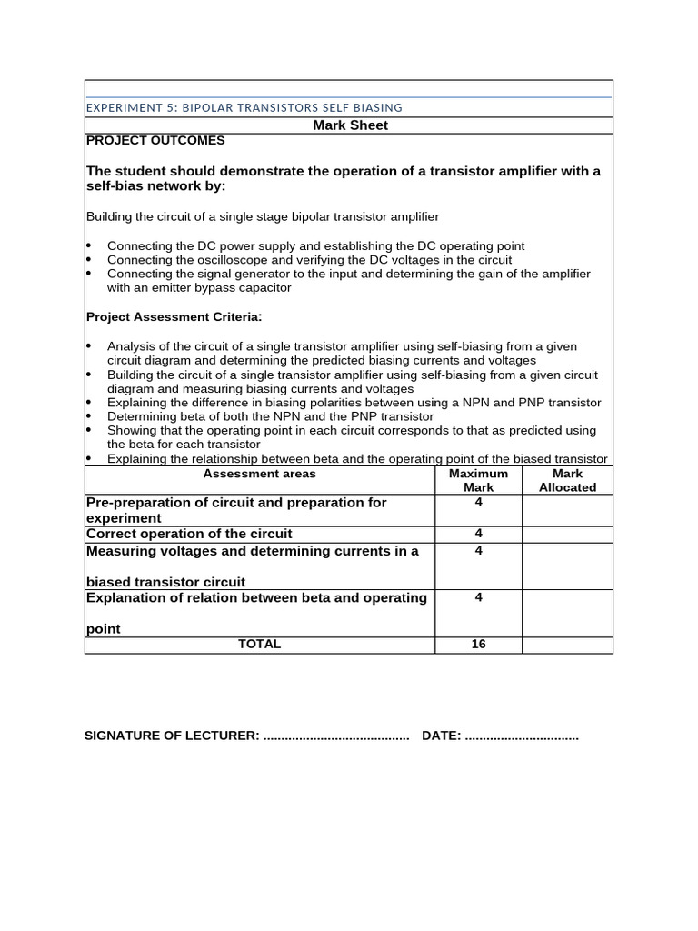 EL1F05D - Practical Five | PDF
