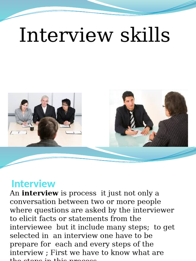 Interview Skill | PDF