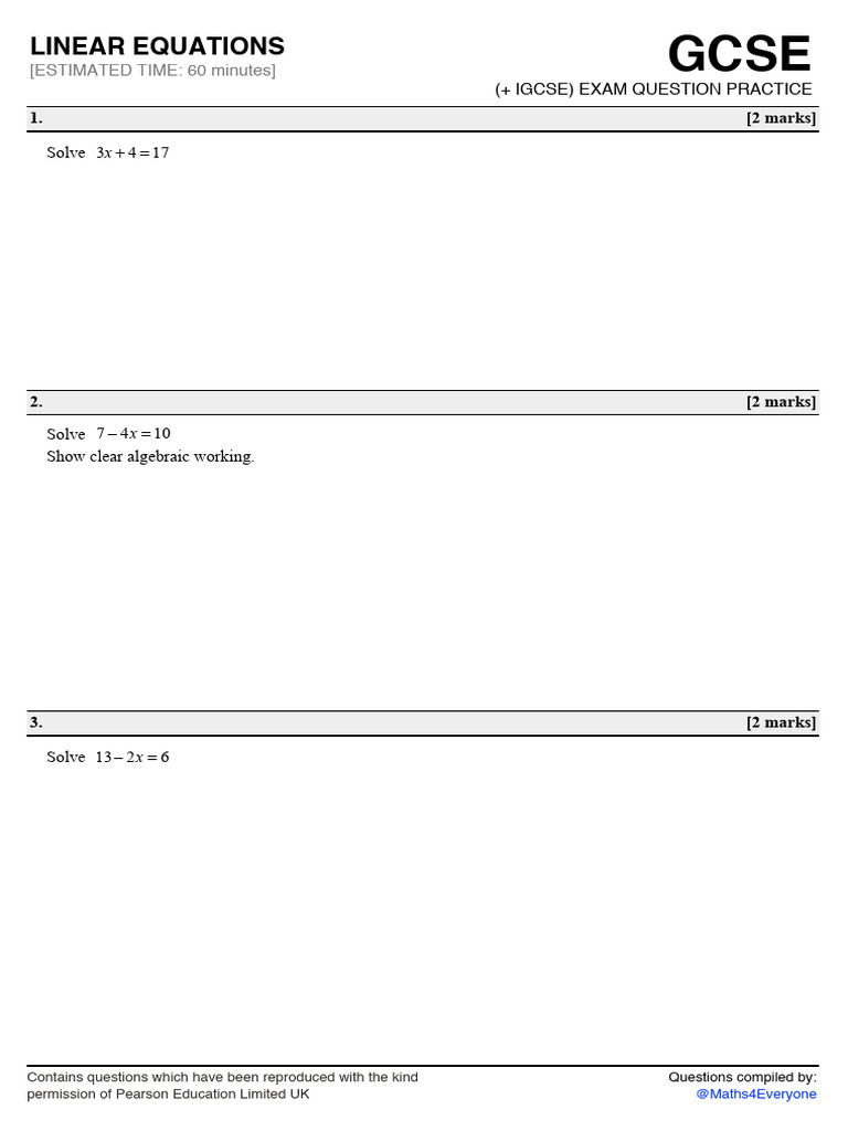 2. Linear-equations (1) | PDF