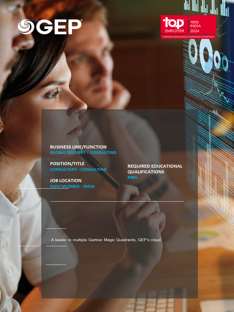 JD Consultant - Consulting GEP | PDF | Supply Chain | Consultant