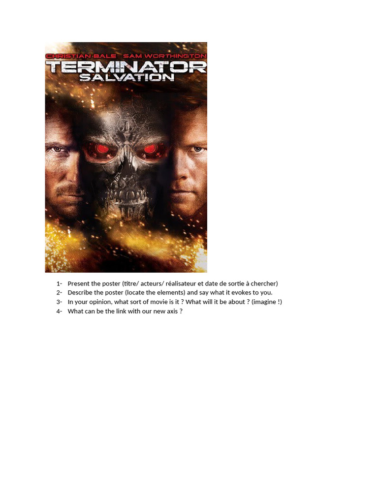 Terminator Salvation Poster | PDF