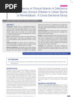 Prevalence of Vitamin A Deficiency in South Asia: Causes, Outcomes, and ...