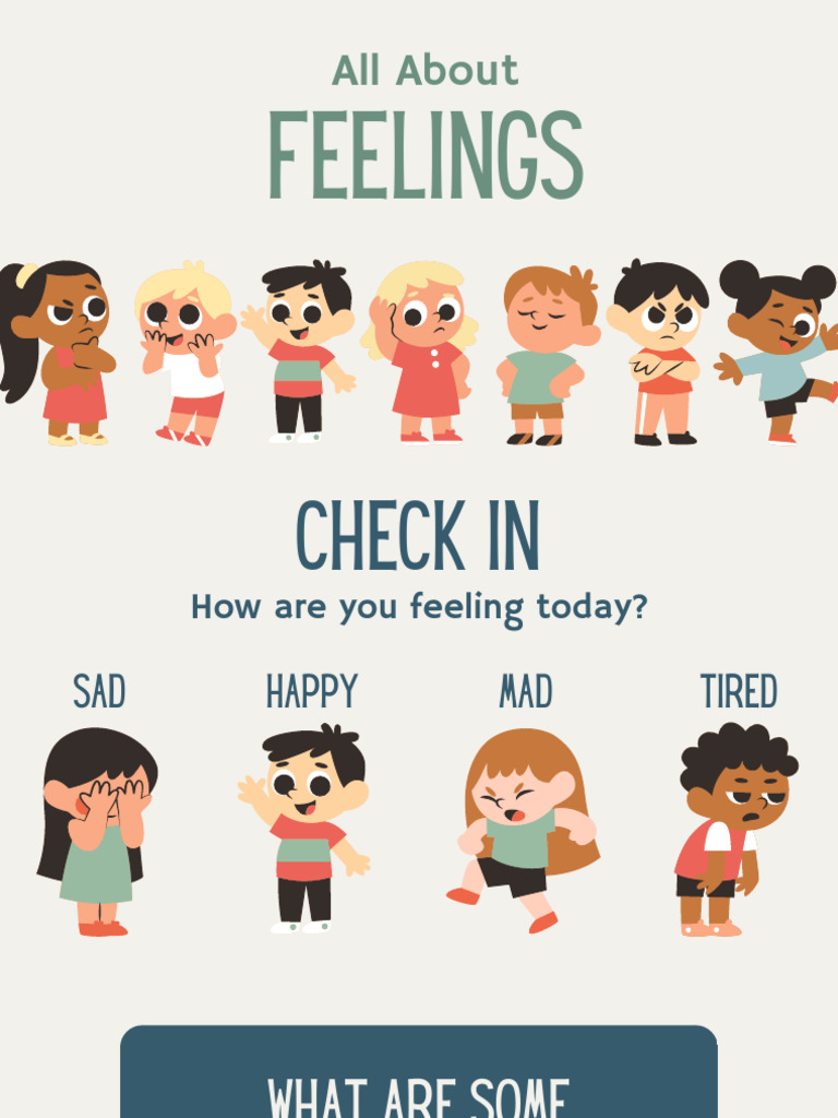 Emotions Presentation in Colorful Fun Style | PDF