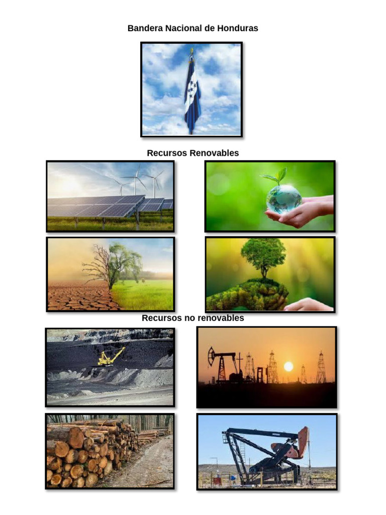 Recursos Renovables y No Renovables | PDF