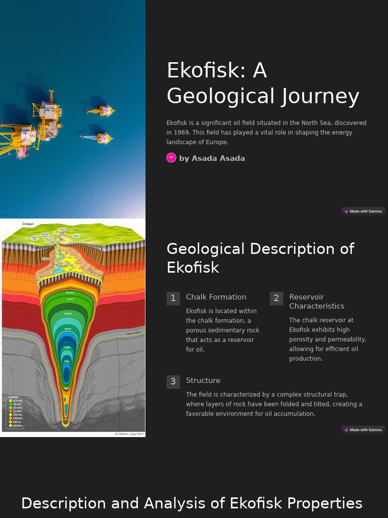 Ekofisk A Geological Journey | PDF